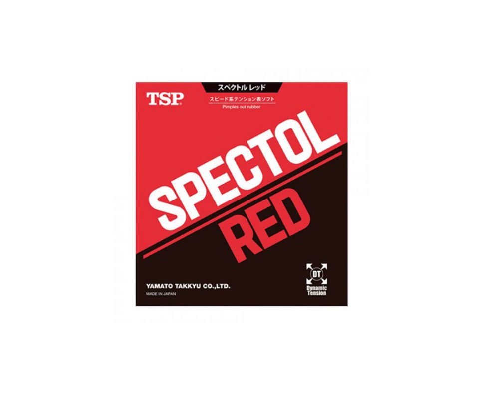 Borracha Pino Curto Com Esponja de Tênis de Mesa Mod. Spectol Red da ...