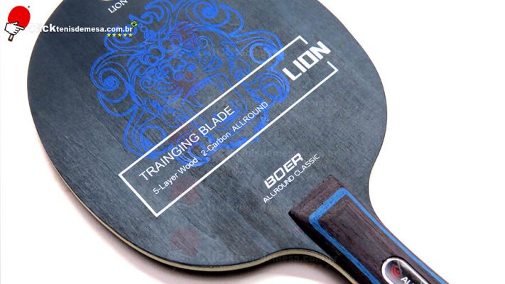 Raquete de Tênis de Mesa Lion da BOER – Clicktenisdemesa.com.br